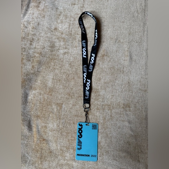 liv Golf | Other | Liv Golf Black And White Lanyard With Badge | Poshmark